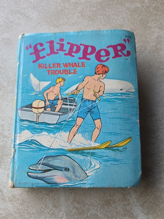 A Big Little Book | Accents | Flipper Killer Whale Trouble Vintage ...